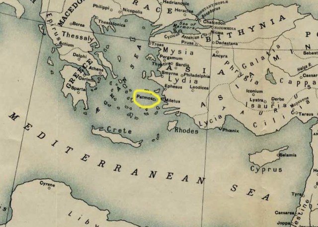 Apostle John Island Patmos Map John On Patmos: Why Am I Here?